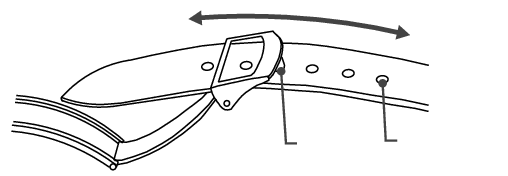 How to use an adjustable three-fold clasp